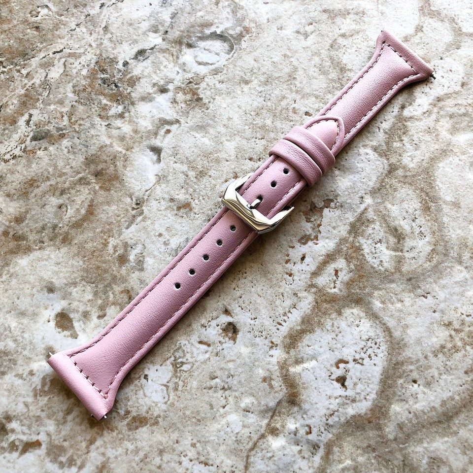 Pink Slim Leather Band Strap for Garmin Venu 4 45mm 3 2 Forerunner 265 ...