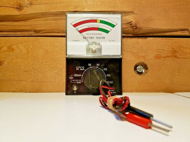 Micronta Battery Tester 22-031 It Works for sale online | eBay