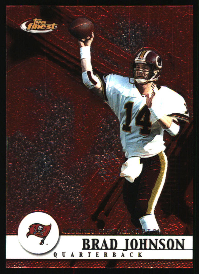 2001 Topps Finest #98 Brad Johnson Washington Redskins | eBay