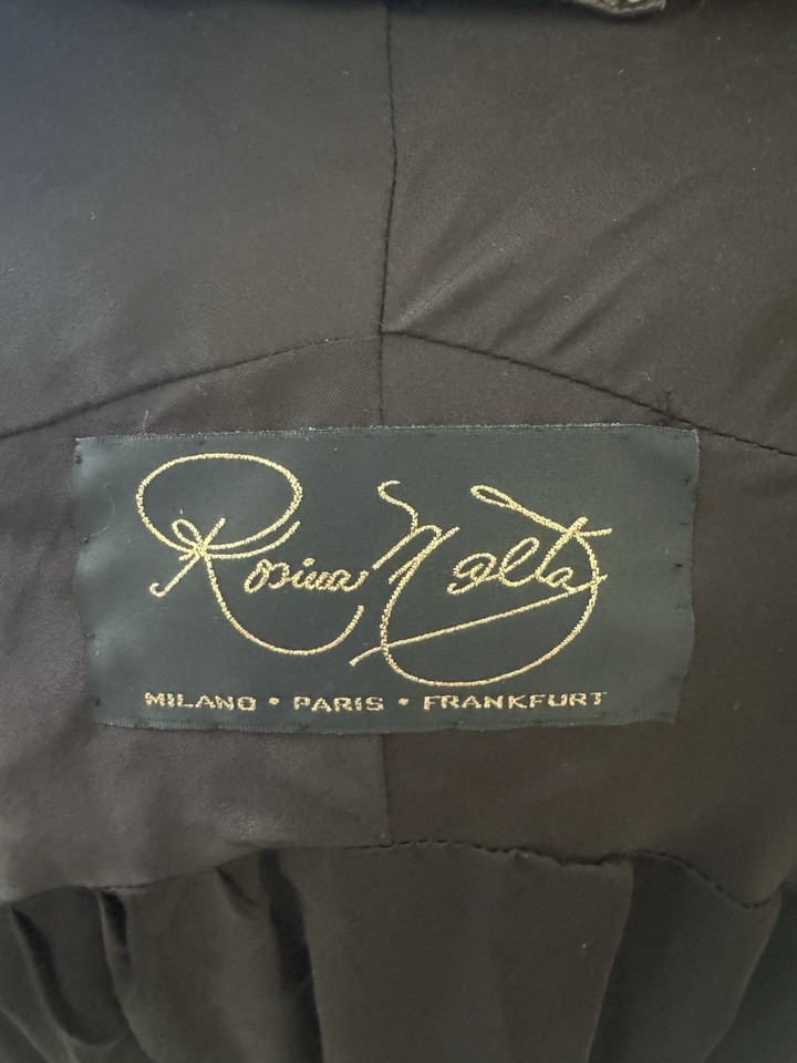 Rosina Malta Fur Coat. Label Says Milano, Paris, Frankfurt. | eBay
