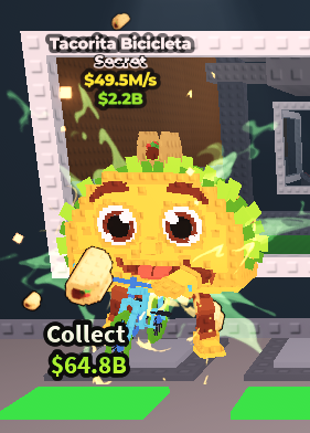 Steal a Brainrot SAB Secret - Tacorita Bicicleta + Taco 49.5M/s | eBay