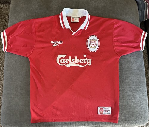 Liverpool FC Home Jersey 96/97 - 38”/40” | eBay