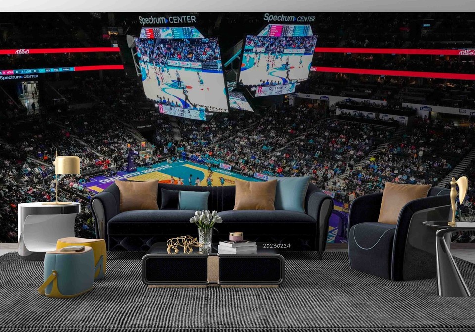 3D Philips Arena Sports Stadium Wall Murals Wallpaper Murals Wall ...