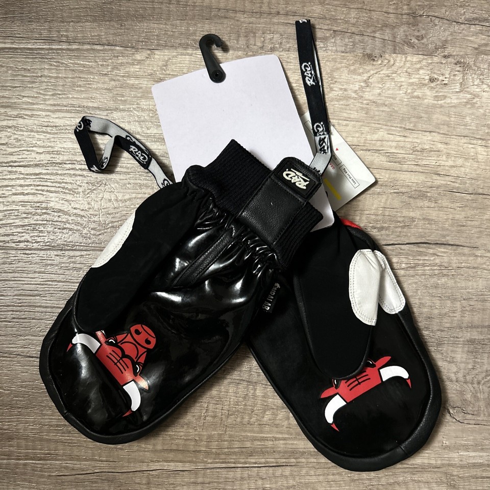 New Chicago Bulls NBA RAD Snow Ski Mittens Gloves Size Medium NWT 3M ...