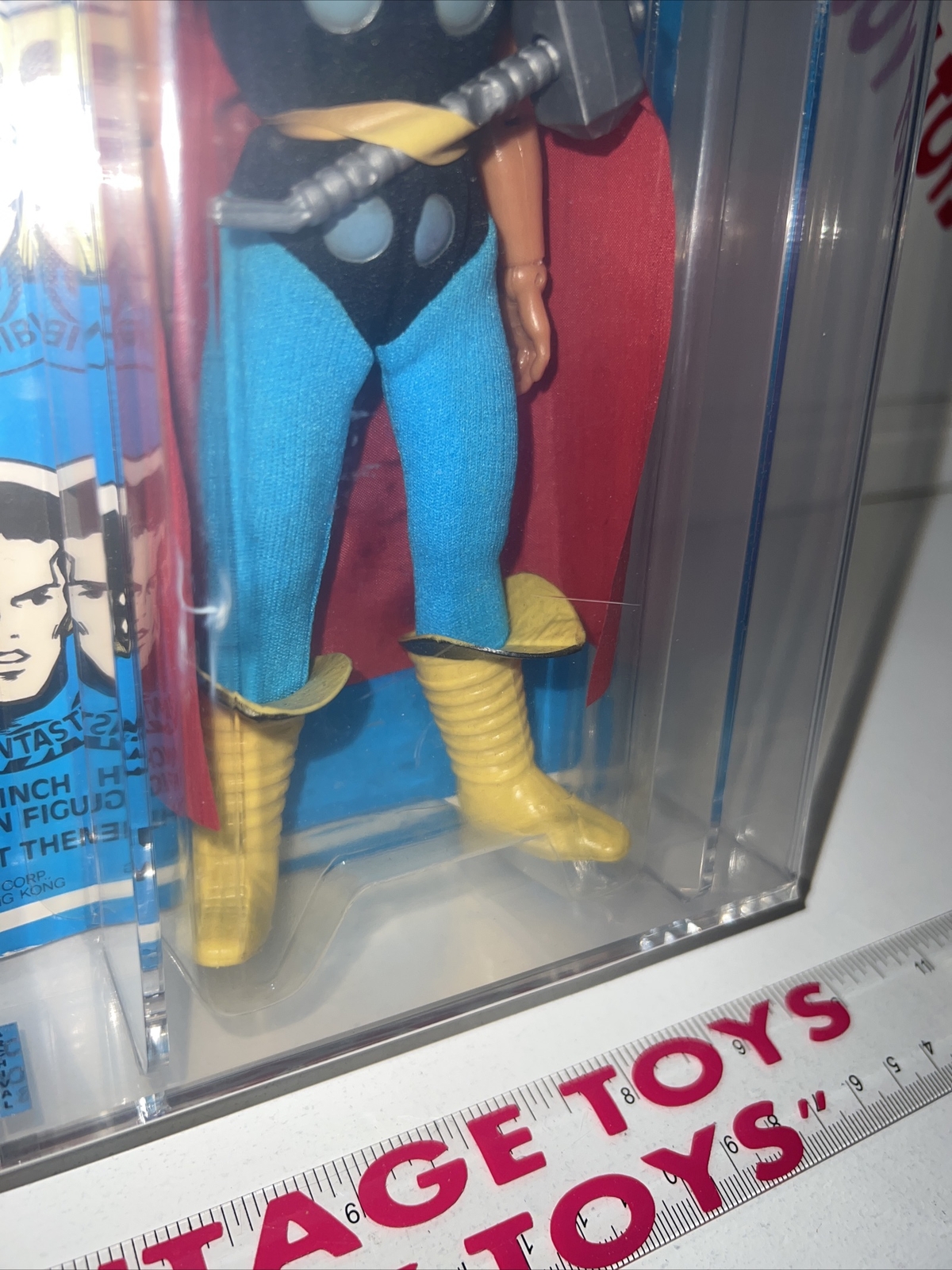 VINTAGE 1975 MEGO THOR MOC FACTORY SEALED UNPUNCHED 8" MARVEL WGSH AFA ...