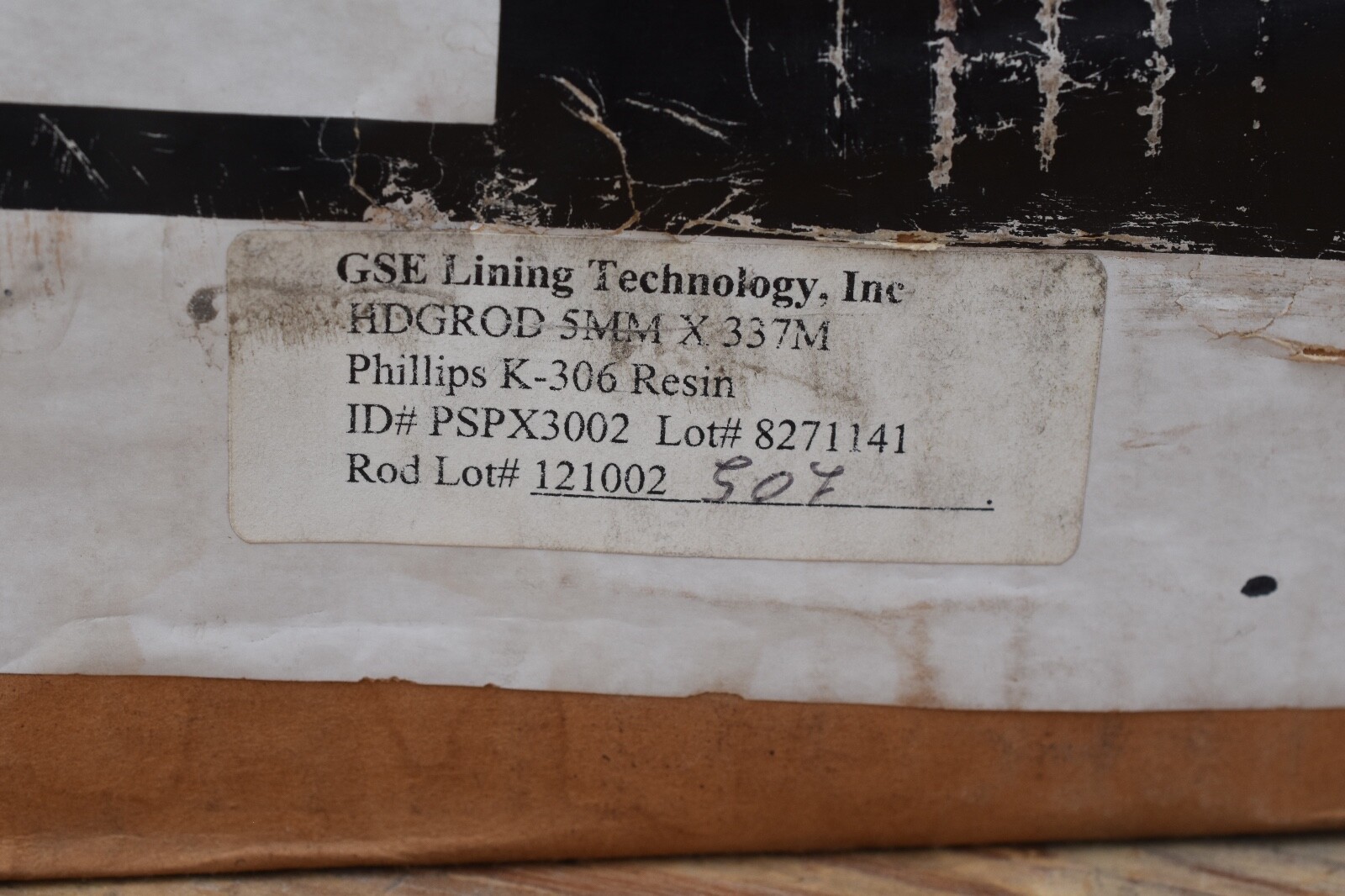 Plastic welding rods spool Phillips K-306 resin, HDGROD 5MM rod x 337M ...