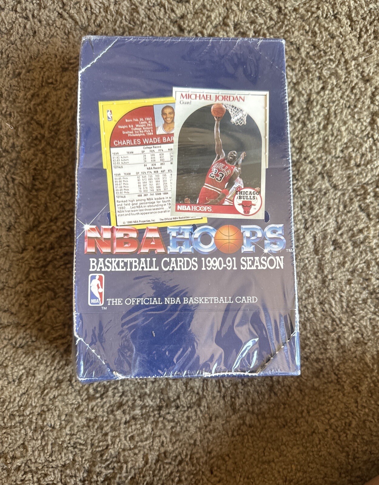 NBA Hoops Basketball Cards 1990-91 Season Box Sealed Michael Jordan ...