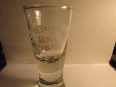 Southern Comfort " Head Shrinker " 4" tapered shooter Shot Glass -new ...