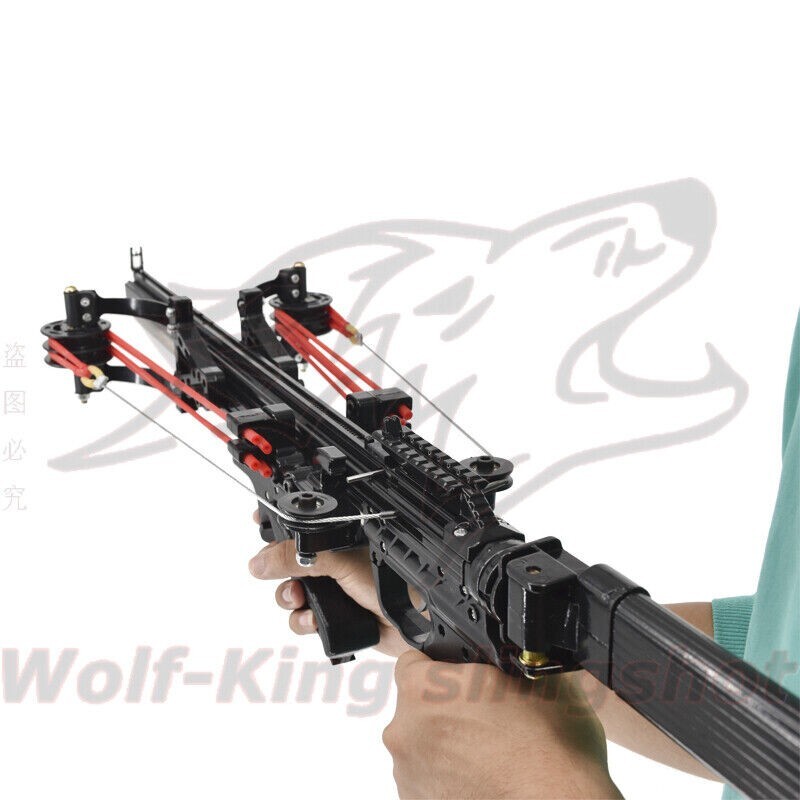 Very Powerful Slingshot Rifle Semi Automatic Wolf King Updated Not ...