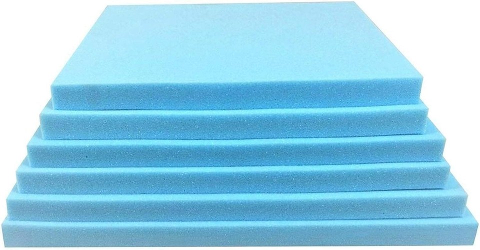 High-Density Tailored Comfort Blue Foam Custom-Cut Sheet Upholstery ...