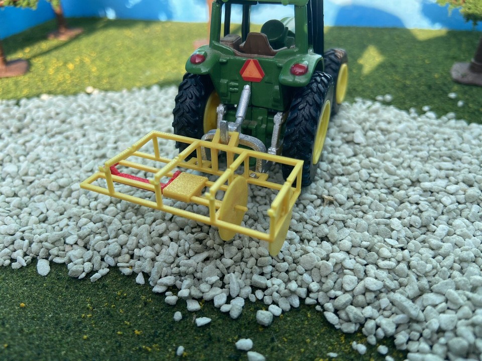 1/64 Scale Polypipe Machine + 5 Rolls of Pipe Moving Hydraulic Tractor ...