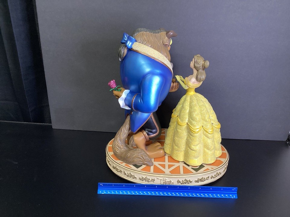 Disney Parks Beauty and the Beast Medium Big Fig Statue Belle & Beast ...