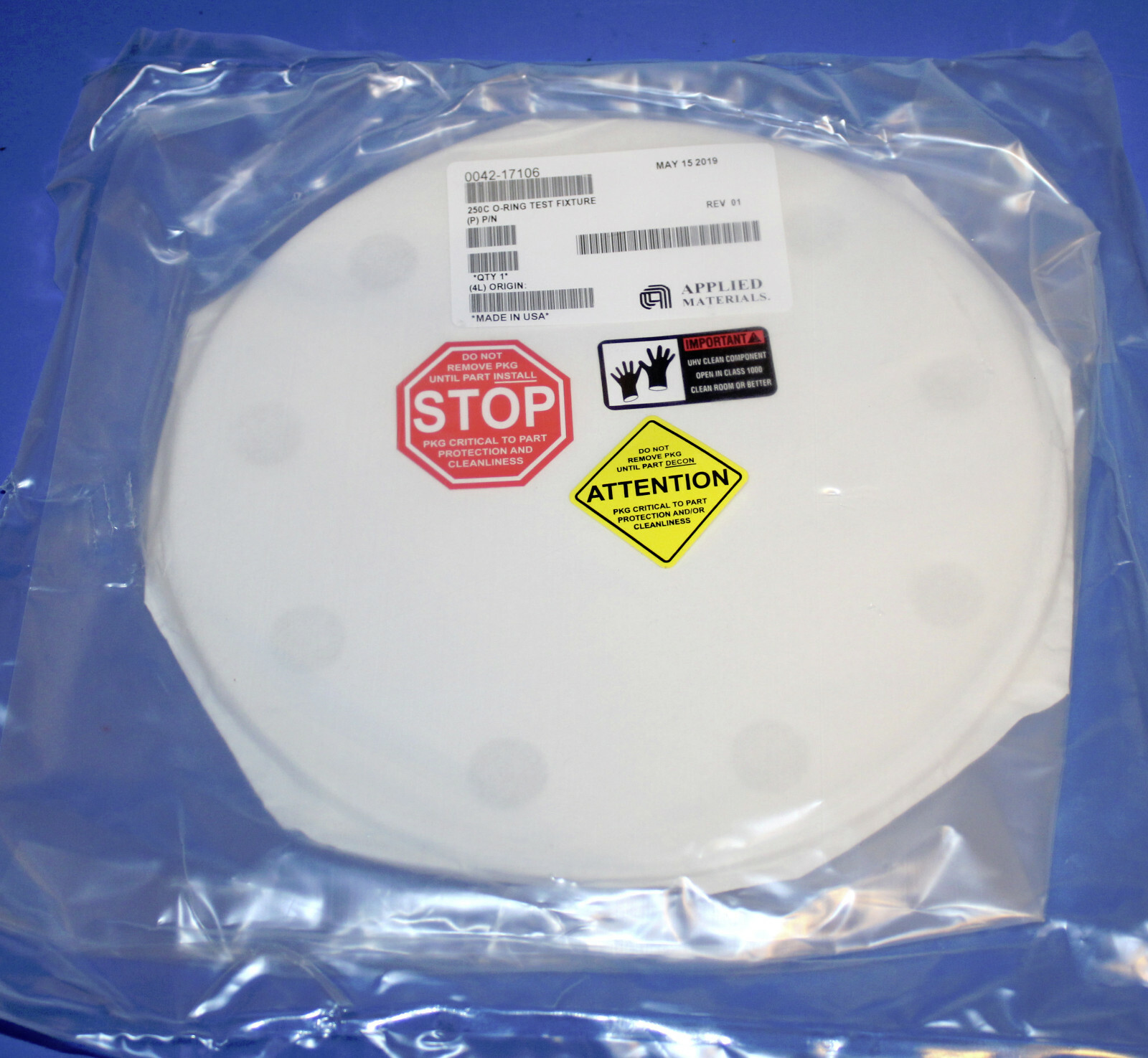 NEW AMAT 250C O-RING TEST FIXTURE 0042-17106 APPLIED MATERIALS | eBay