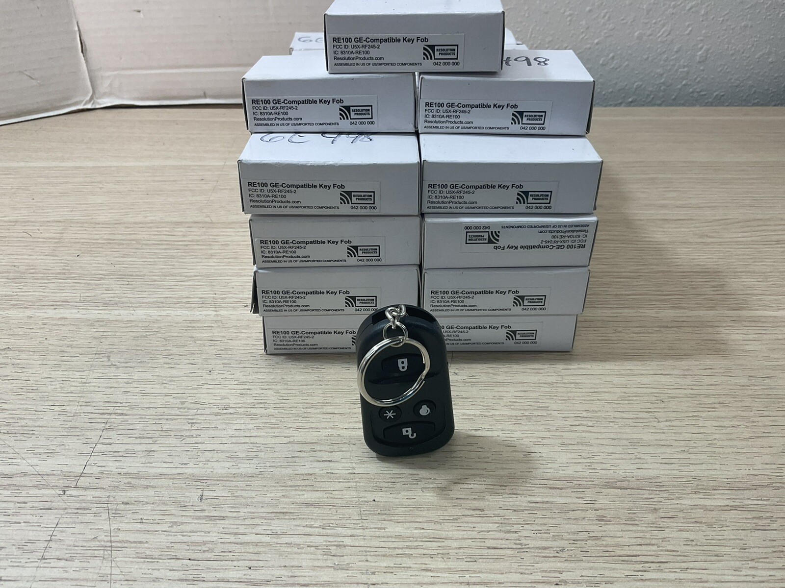 (Lot of 43 ) RE100 G E Compatible Key Fob U5X-RF245-2/ GAR66 | eBay