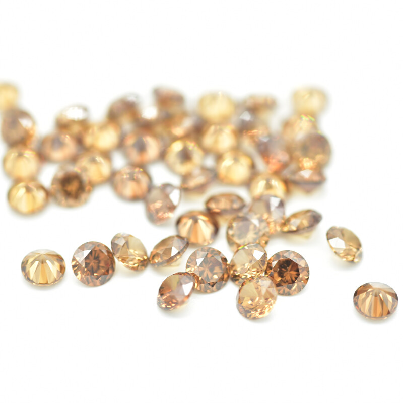 1000pcs 0.8~3.5mm Round Loose CZ Stone High Quality Cubic Zirconia ...