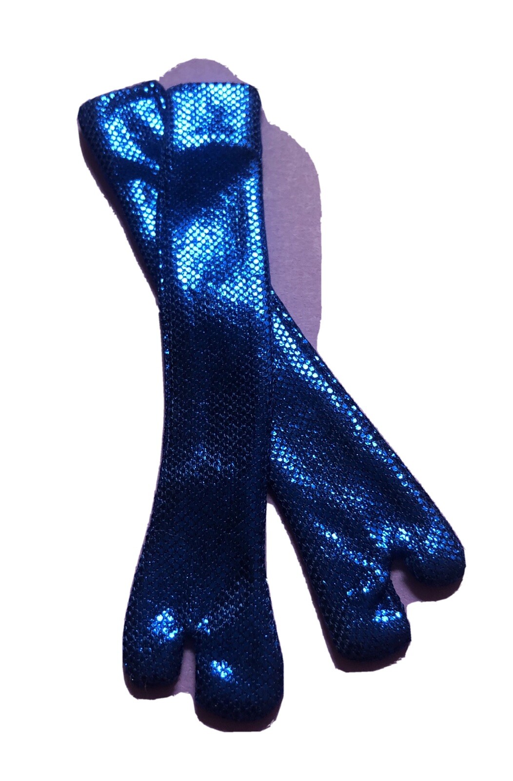 Fit BARBIE DOLL GLOVES BLUE Metallic Long Stretch 🦋 | eBay