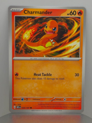 Charmander - OBF - SV03: Obsidian Flames - 26/197 - Pokemon | eBay