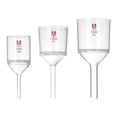 Borosilicate Sand Core Filter Funnel 35ml-2000ml Glassware G1-G6 Sand ...