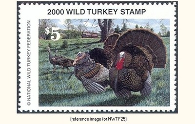 HALFPRICESOCIETY NWTF Natl Wild Turkey Fed. Stamp 2000 $5 | eBay