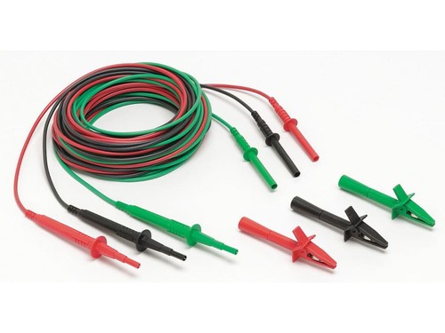 Fluke TL1550B Test Lead Set With Alligator Clips Red/Black/Green ...