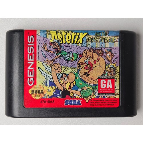 Asterix and the Great Rescue (Sega Genesis 1994) Authentic | eBay