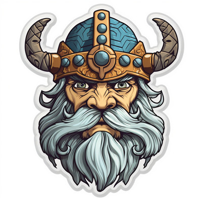 3x Viking Car Stickers 9x9 cm Nordic Viking Helmet Decal | eBay