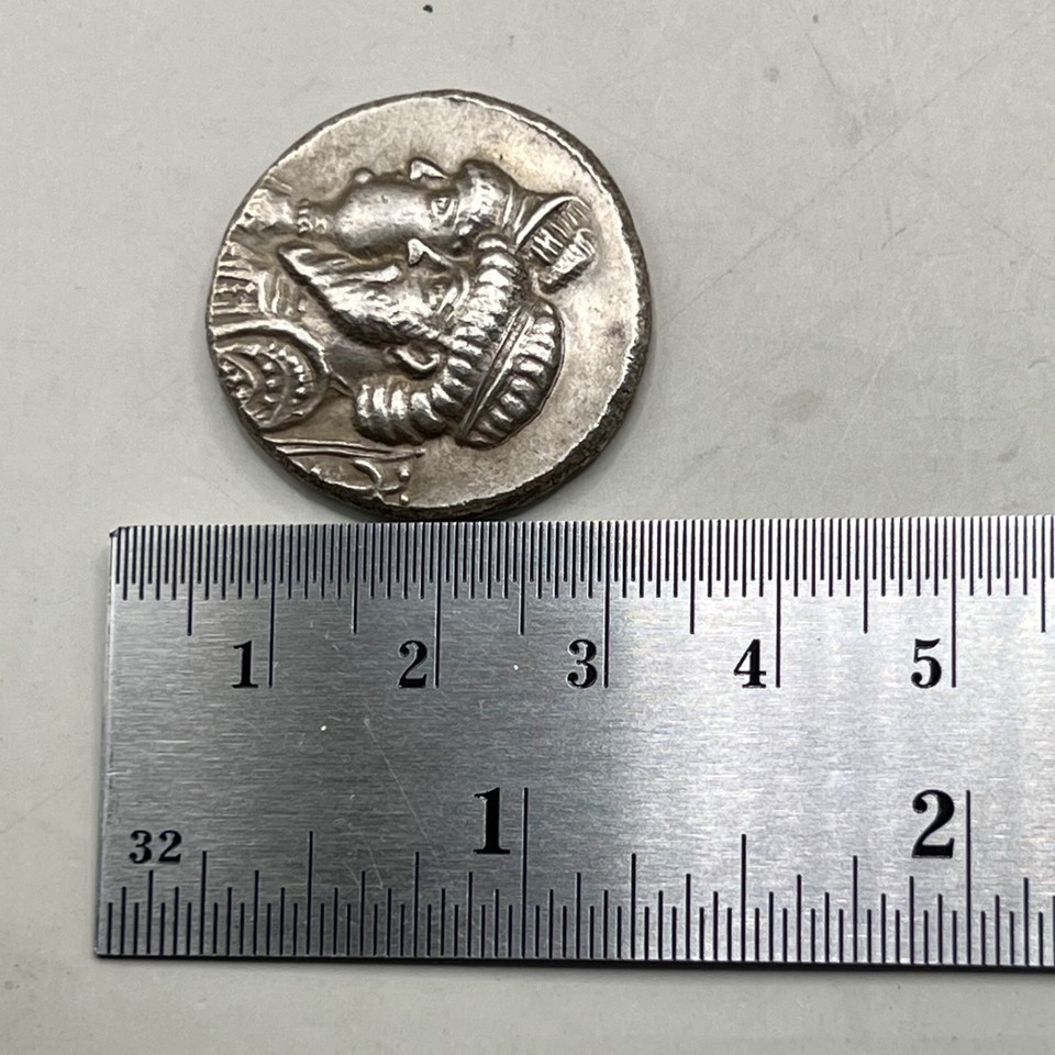 Rare Ancient Bactrian Indo-Greek King queen Philoxenus Silver ...