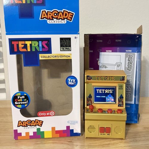 Tetris 40 Collector’s Edition Gold Arcade Classics Full Color | eBay