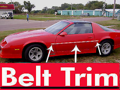 For Chevy CAMARO IROC-Z Chrome Body Side Molding Trim Kit 1982-1992 | eBay