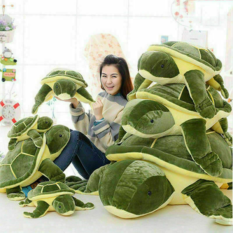 50-110cm Cute Stuffed Tortoise Turtle Animal Plush Giant Huge Soft Toy ...