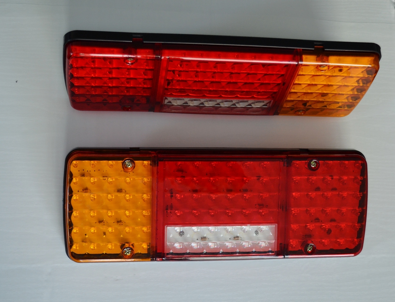 # 2x 12V Rear Tail LED Lights Lamps Tipper Truck Chassis Bus Camper Van ...