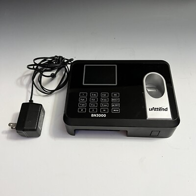 uAttend BN3000 Biometric Fingerprint Time Clock scanner power cable ...