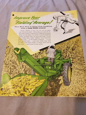 Original John Deere Brochure corn picker | eBay