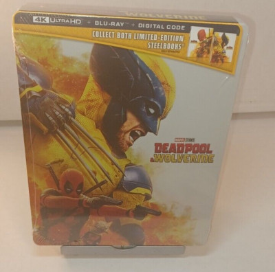 Deadpool and Wolverine 4K Steelbook (Wolverine)-NEW (Sealed)-Box ...