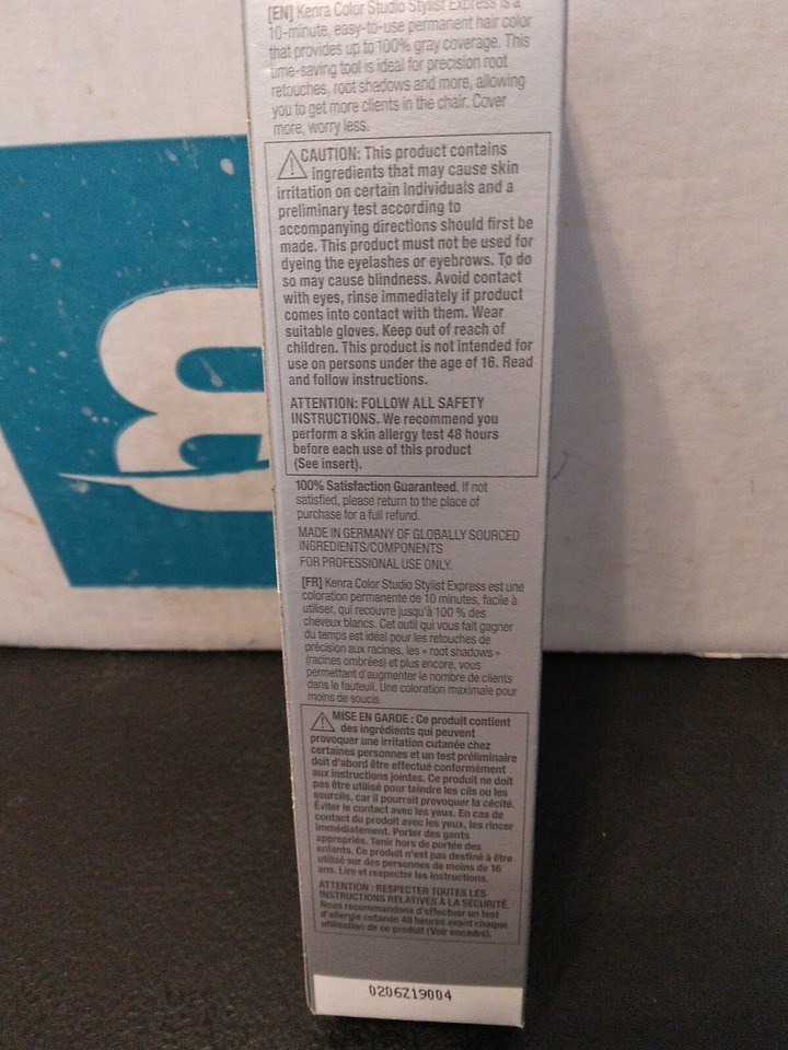 Kenra Studio Stylist Express 10 Minute Permanrnt Color 5N Light Brown ...