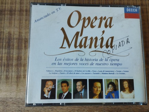 Opera Mania Pavarotti DOMINGO Caballé Berganza Fat Box - 2 X CD | eBay