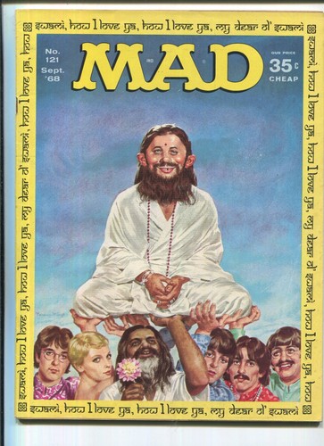 MAD MAGAZINE- #121 - "SWAMI" COVER SEPT. 1968 | eBay