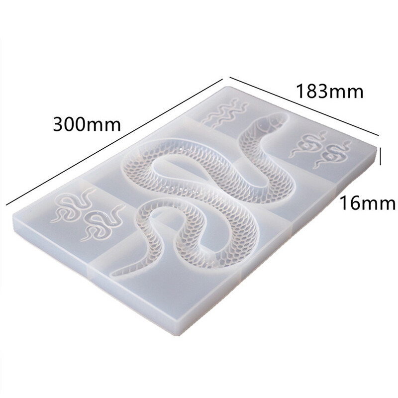 Snake Resin Mold Large Snake Mirror Silicone Mold Handmade Artcraft ...