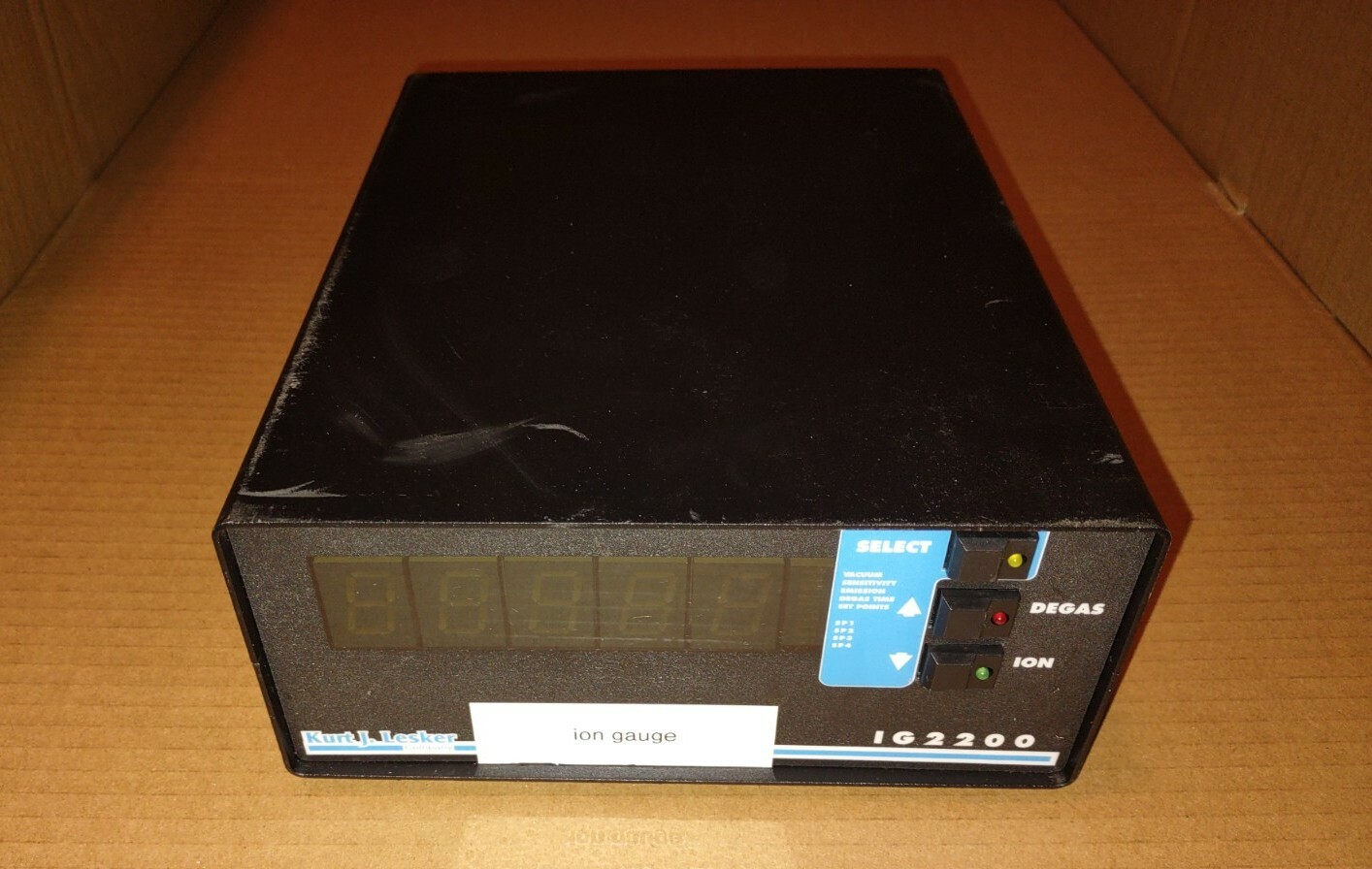 Kurt J. Lesker IG2200 KJL2200 KJLC 2200A Series Ion Gauge Controller | eBay