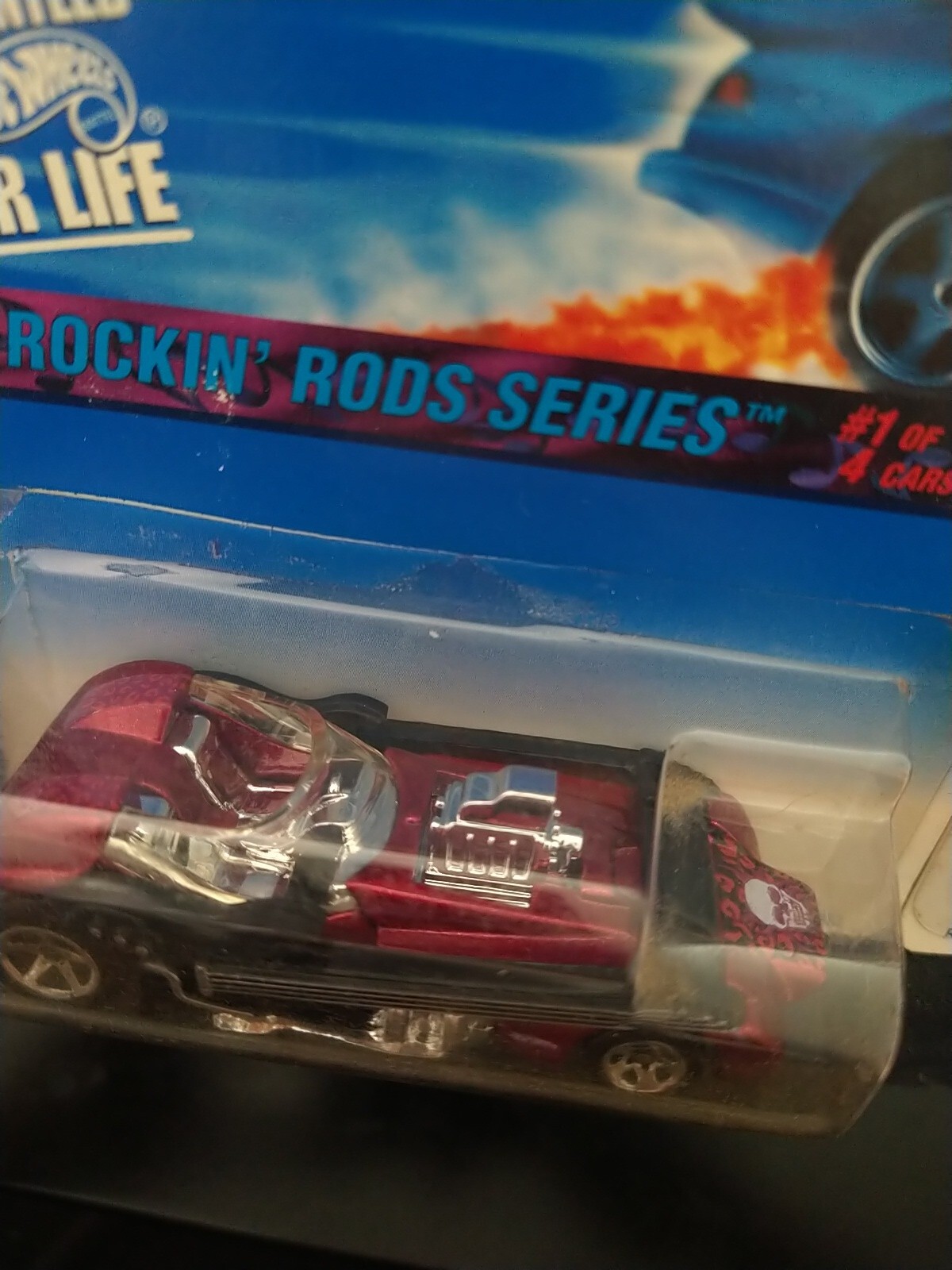Mattel Hot Wheels 1996 Rockin' Rods Guitar red,rockin roller #1 #3of 4 ...