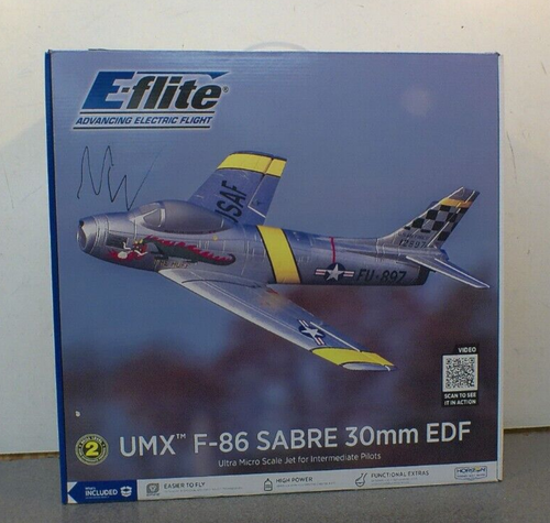 E-flite RC Airplane UMX F-86 Sabre 30mm EDF BNF Basic EFLU7050 | eBay