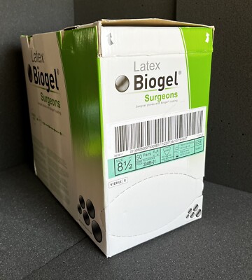 Biogel • Surgical Gloves • Size 8.5 • 50 Pairs • Unopened Box • 30485 ...