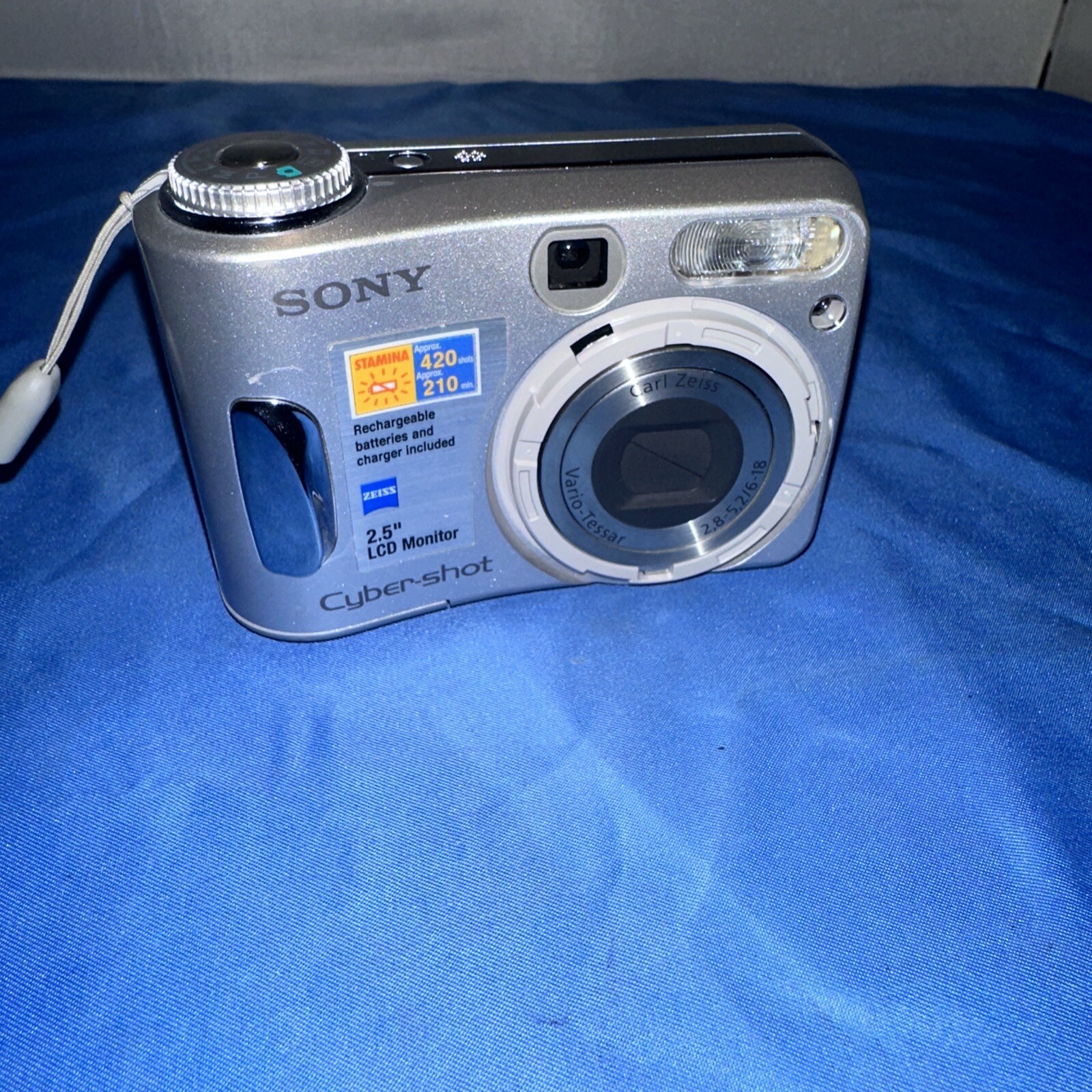 Sony Cyber-shot DSC-S90 4.1MP Digital Camera - Silver for sale online ...