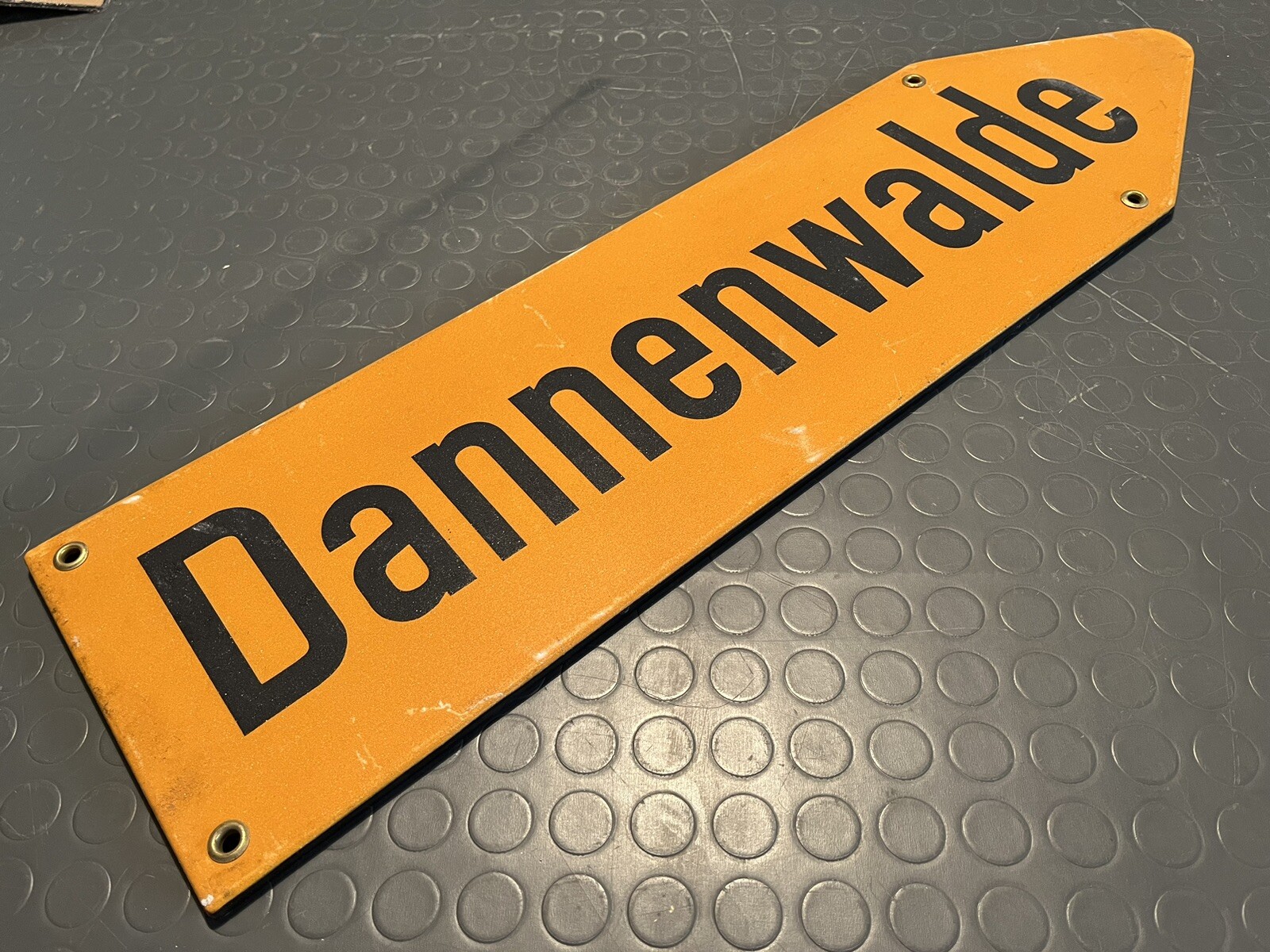 Dannenwalde Gransee Emailschild Lagerschild von Boos & Hahn | eBay.de