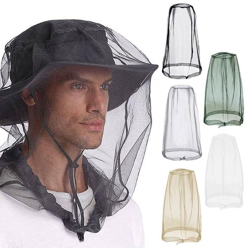 Lightweight Mosquito Head Nets Mesh Mosquito Net Cap Hat Net Cover ...