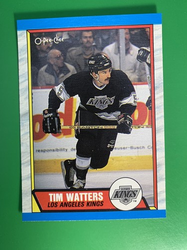 1989-90 O-Pee-Chee Tim Watters #212 Los Angeles Kings | eBay