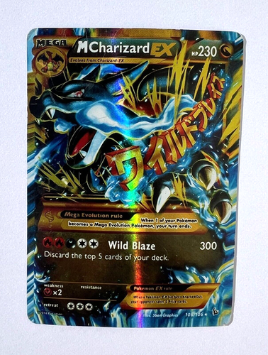 M Charizard EX (X) (Secret) 108/106 Flashfire Holo | eBay
