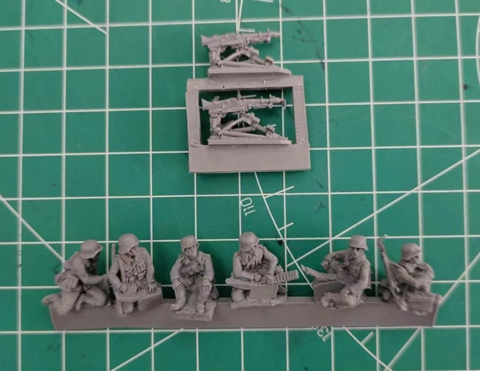 1/72 Scale Resin Figure Model Kit Statue Team 6 People Micro Scene ...