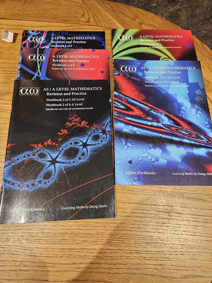 *3-Pack* Alpha Revision Workbooks AS / A Level Mathematics Version M ...