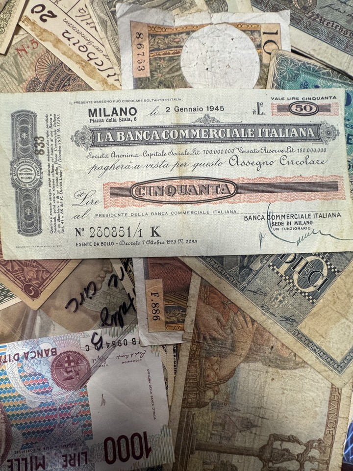 Large Lot of Foreign Banknotes-World Paper Currency, See Photos For ...